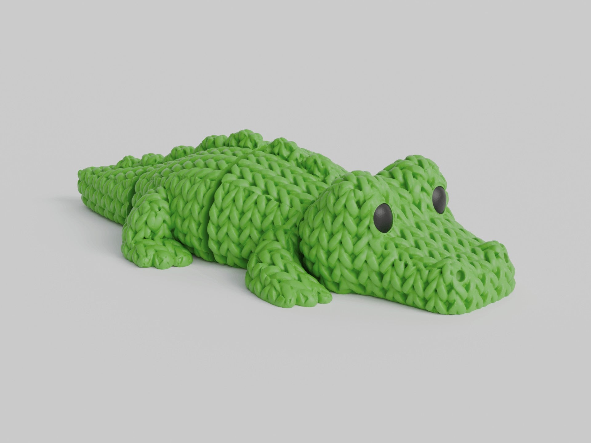 Croc Articulated Fidget Keyring – Tiny Tails Australia