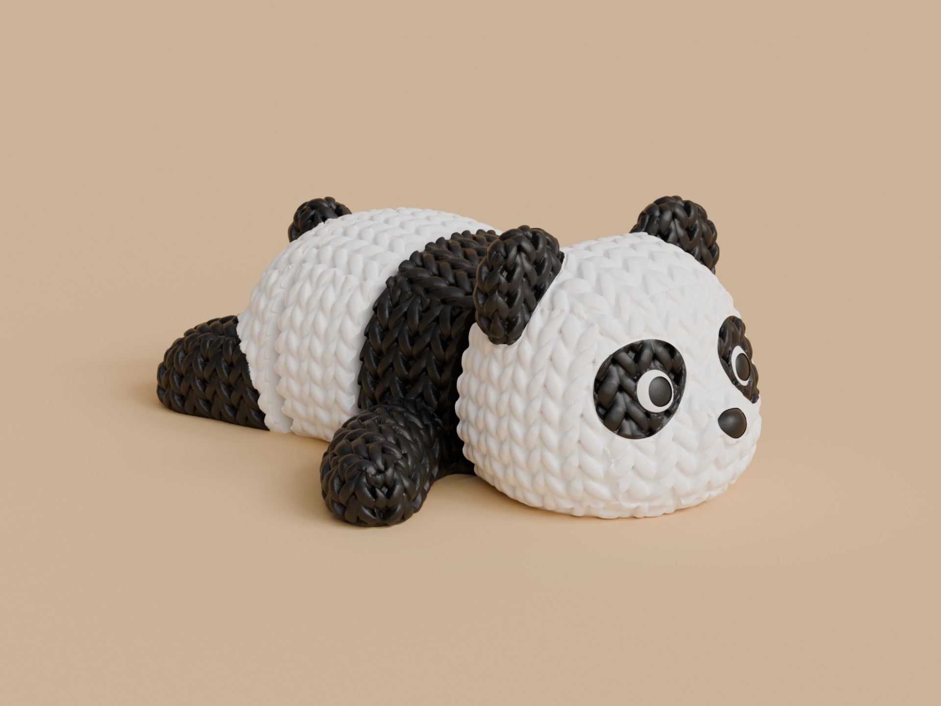 Panda Articulated Fidget Keyring – Tiny Tails Australia